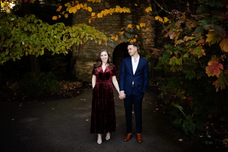 LONGWOOD GARDENS ENGAGEMENT PHOTOS || MARIAH + MACK | Janae Rose Photography Blog